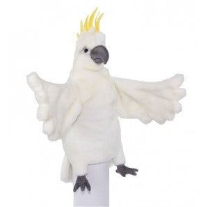 Hansa Cockatoo Hand Puppet | Zoo Monkeys – Zoo Monkeys Children's Clothing
